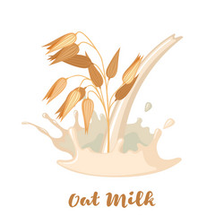 Wheatgrass icon in flat style on white background Vector Image