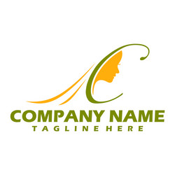 Boutique logo design Royalty Free Vector Image