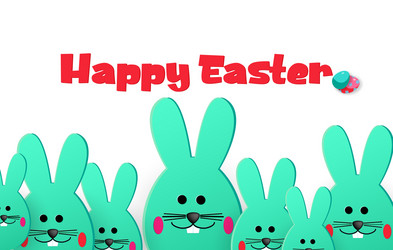 Easter of two small boys Royalty Free Vector Image