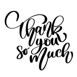 Thank You so Much Vector Images (over 170)