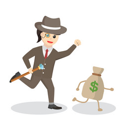Chasing Cartoon Money Vector Images (over 550)