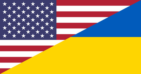 Usa versus russia flag Royalty Free Vector Image