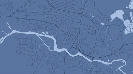 Map of bila tserkva city ukraine urban black Vector Image