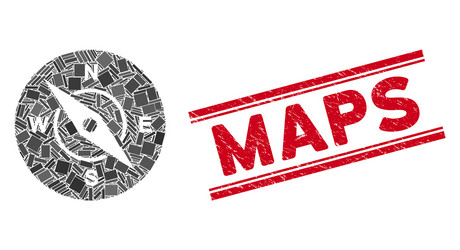 Compass Watermark Icon Vector Images (over 120)