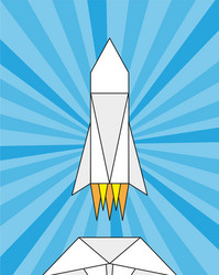 Origami Rocket Paper Vector Images (over 1,300)
