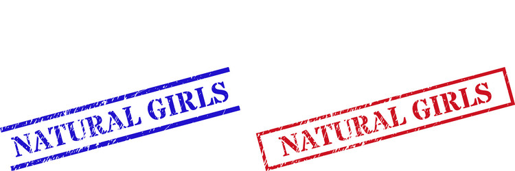 Girls only grunge scratched stamp watermarks Vector Image