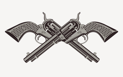 Two Guns Crossed Vector Images (over 420)