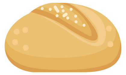 Round bread icon Royalty Free Vector Image - VectorStock