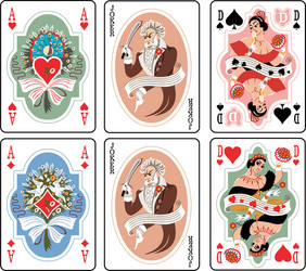 Playing cards Royalty Free Vector Image - VectorStock