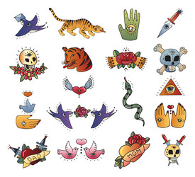 American Traditional Dagger Flash