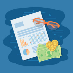 Personal finance cartoon Royalty Free Vector Image