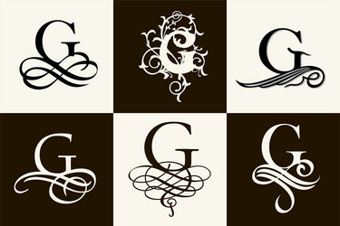 Calligraphy Capital G Vector Images (over 180)