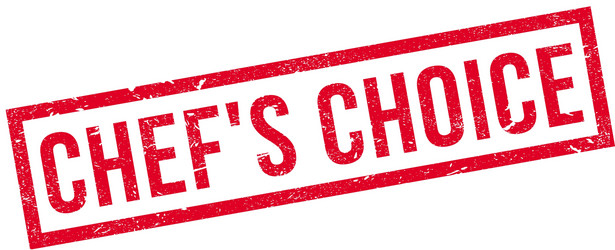 Chef choice rubber stamp Royalty Free Vector Image