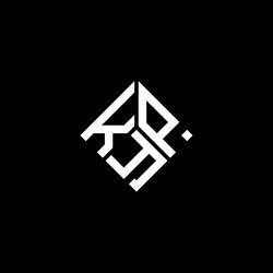 Kyp letter logo design on white background Vector Image