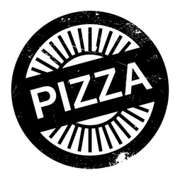 Pizza rubber stamp Royalty Free Vector Image - VectorStock
