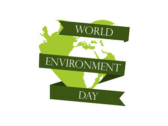 World environment day 5th june planet earth Vector Image