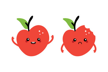 Cartoon Apple Sad Face Vector Images (over 160)