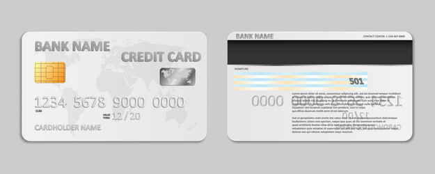 Debit Card Template Vector Images (over 6,500)