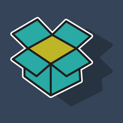 Sticker Dropbox Logo Vector Images (18)