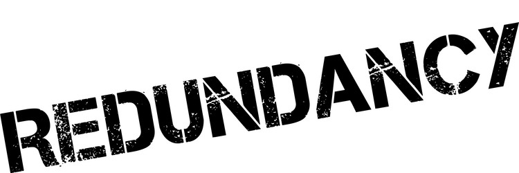 Redundancy rubber stamp Royalty Free Vector Image