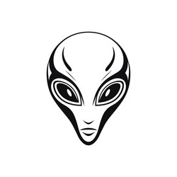 Alien Silhouette Vector Images (over 8,200)