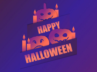 Happy halloween october 31st holiday greeting Vector Image