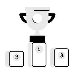 Financial trophy Royalty Free Vector Image - VectorStock