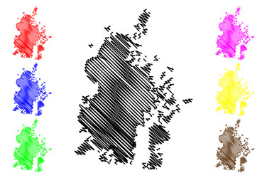 Durham map Royalty Free Vector Image - VectorStock