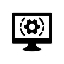 Driver installation icon Royalty Free Vector Image