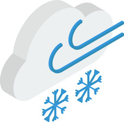 Cold wind Royalty Free Vector Image - VectorStock