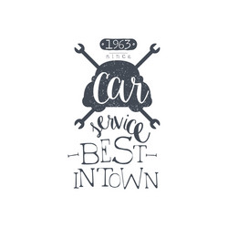 Best car service vintage stamp Royalty Free Vector Image