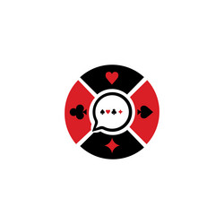 Game chat logo Royalty Free Vector Image - VectorStock