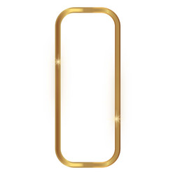 Round golden frame Royalty Free Vector Image - VectorStock