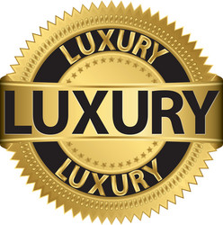 Elite gold label Royalty Free Vector Image - VectorStock