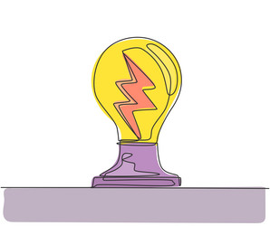 Continuous Line Drawing Light Bulb Vector Images (over 950)
