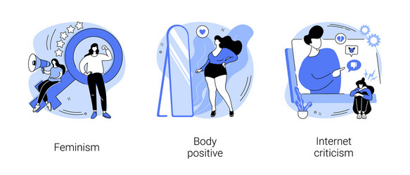 Social activism abstract concept Royalty Free Vector Image