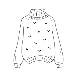 Sweater Outline Vector Images (over 9,400)