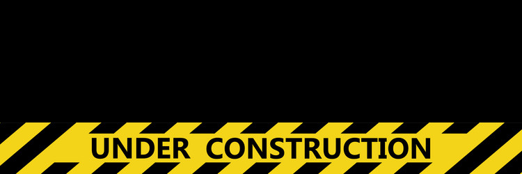 Under construction tape Royalty Free Vector Image