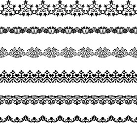 Set borders Royalty Free Vector Image - VectorStock