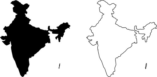 Blank India Map Border Vector Images (over 250)