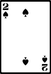 2 of Spades Vector Images (over 580)