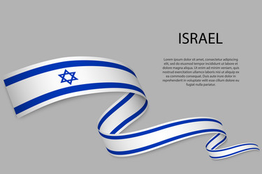 Israel Flag Ribbon Vector Images (over 860)