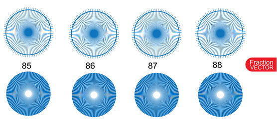 Half Fraction Vector Images (over 160)