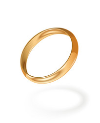 Frame gold ring Royalty Free Vector Image - VectorStock