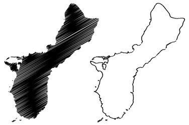 Guam Map Geography Vector Images (over 290)