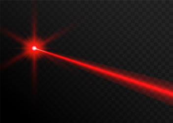 Laser beam blue green red light beam Royalty Free Vector