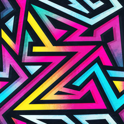 Psychedelic Geometric Patterns Vector Images (over 20,000)