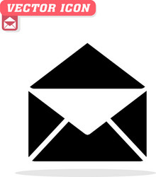 Message icon black circle background image Vector Image