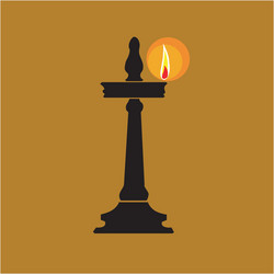 Divine lamp Royalty Free Vector Image - VectorStock
