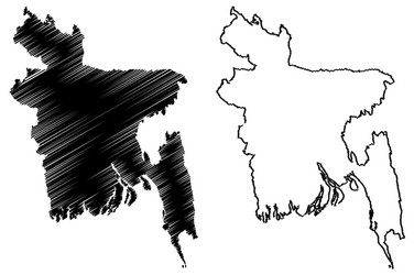 Drawing Map of Bangladesh Vector Images (over 180)